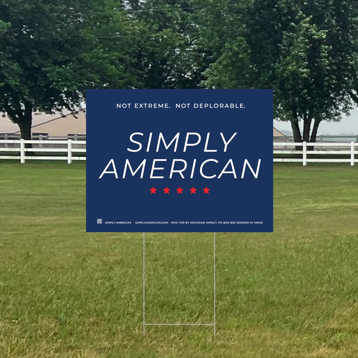 Yard Sign - Simply American